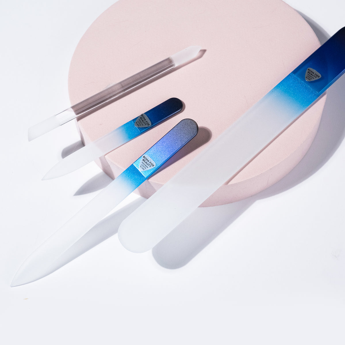 4-Piece Glass Mani-Pedi Set (Cobalt) | Nail Tools | Bona Fide Beauty ...