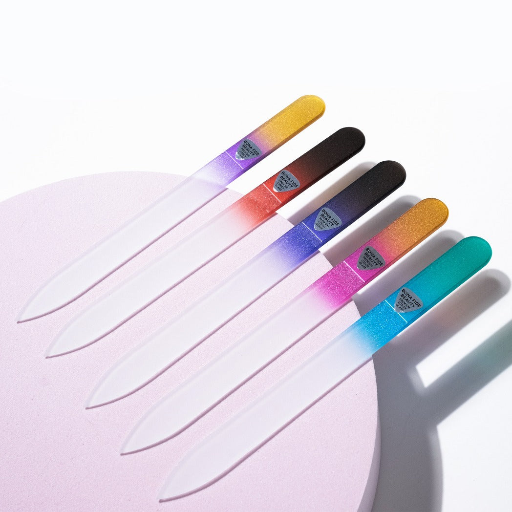 5-Pack Glass Files With Hard Cases I | Bona Fide Beauty